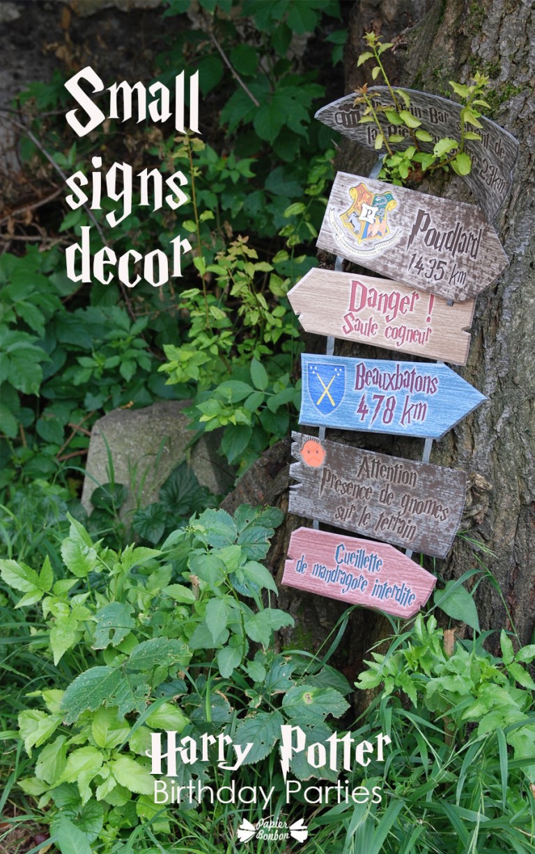 Harry Potter Birthday parties - Printables - Papier Bonbon