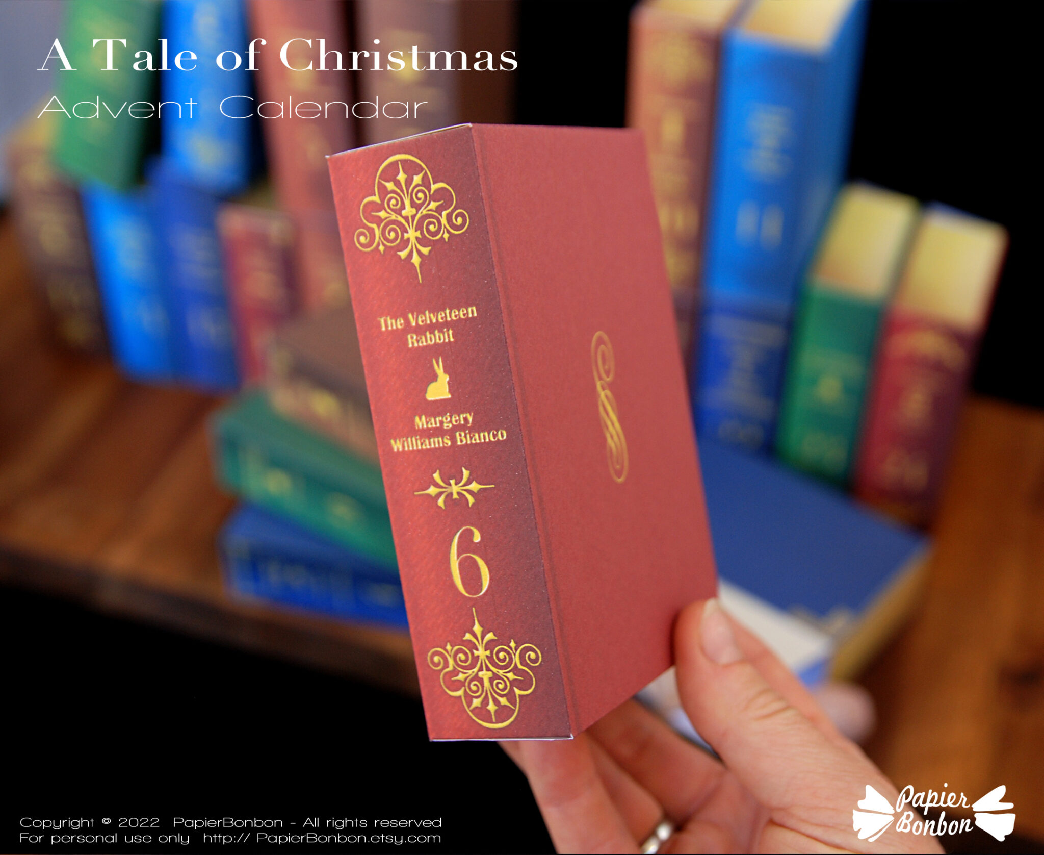 Christmas books Advent calendar - Papier Bonbon